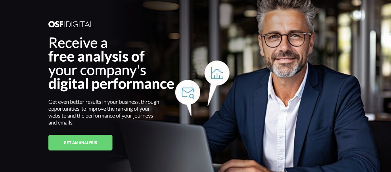 Receive a free analysis of your company's digital performance